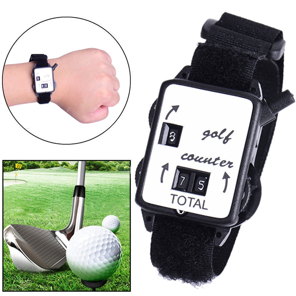 ASKMZ Portable Mini Wristband Golf Stroke Score Counter Keeper Watch ...