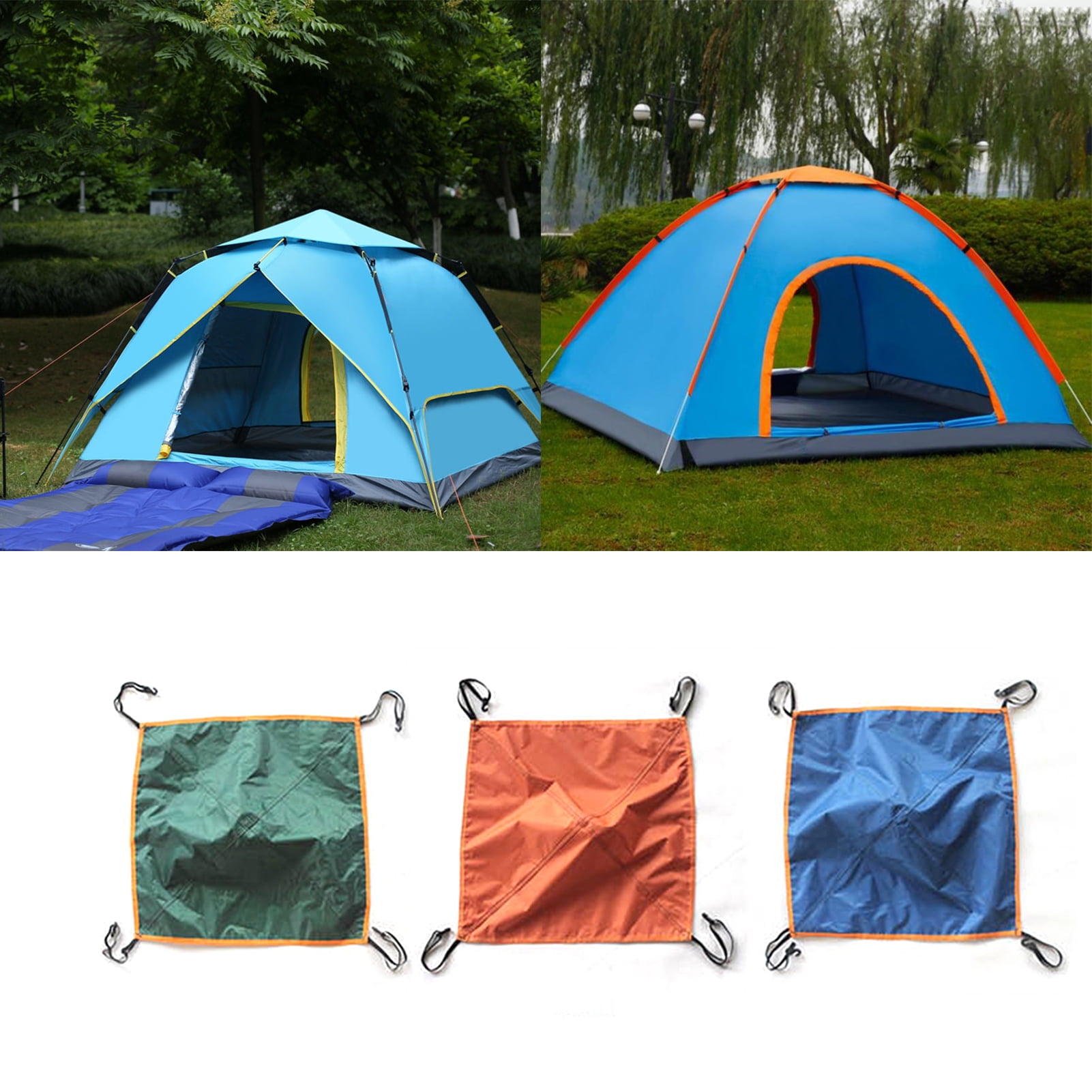 ASKMZ Rainproof Tent Roof Cover Anti-UV Awning Top Canopy for Outdoor ...