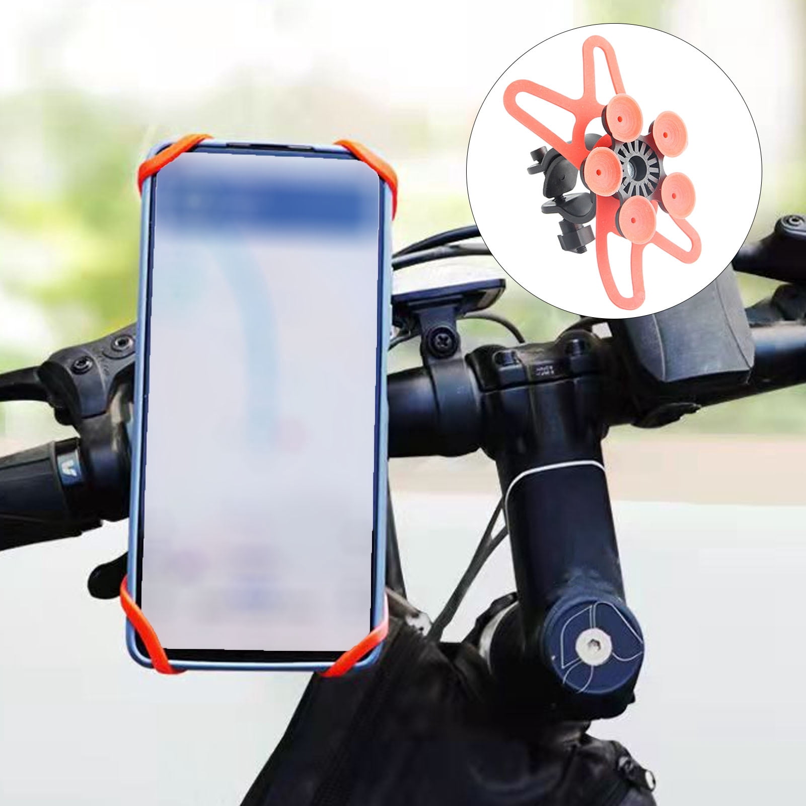 ASKMZ Silicone Bike Navigation Frame Good Compatibility High Strength ...