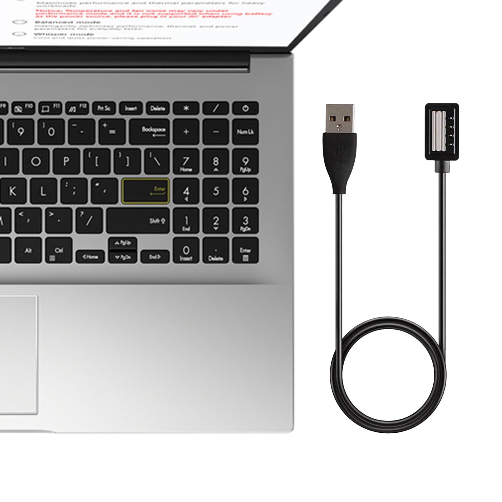 ASKMZ Smart Charger Magnetic Quick Charge 1m Watch USB Charging Cable Dock Cradle for Suunto 9/9 ...