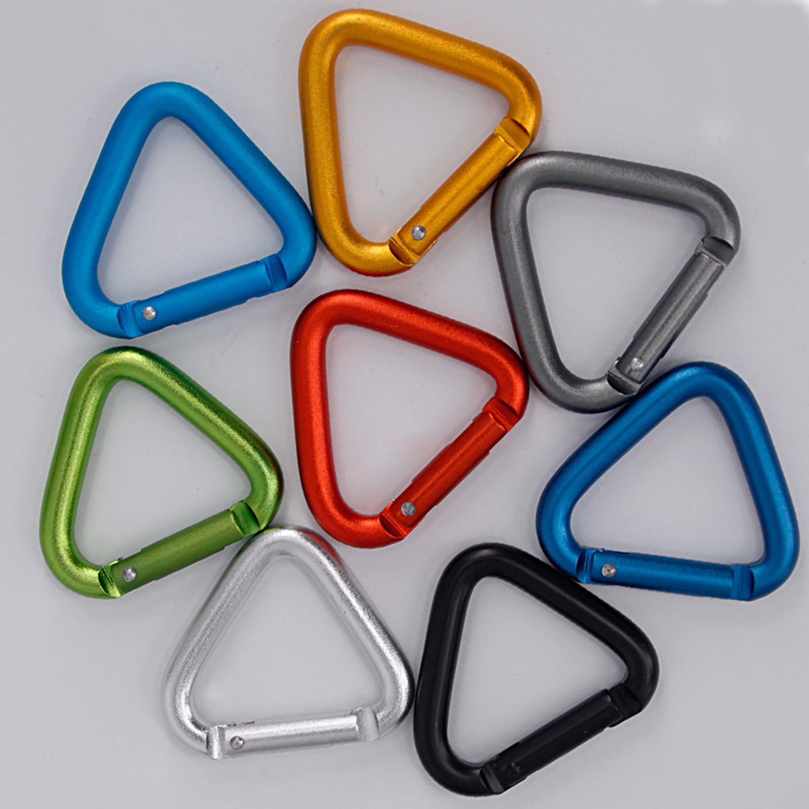 ASKMZ Triangle Carabiner Auto Locking Rustproof Portable Mini ...