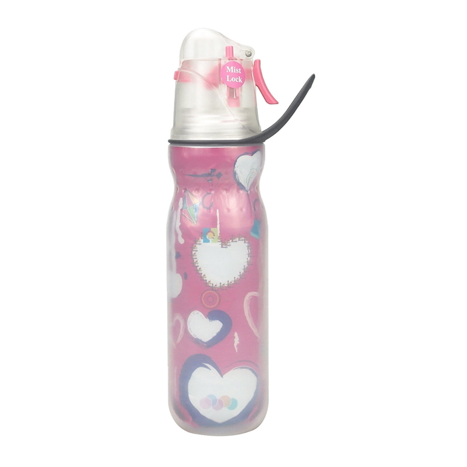 ASKMZ Water Bottle 590ml Cool Mug Large Capacity Refillable Water Bottle LDPE Three Layers of ...
