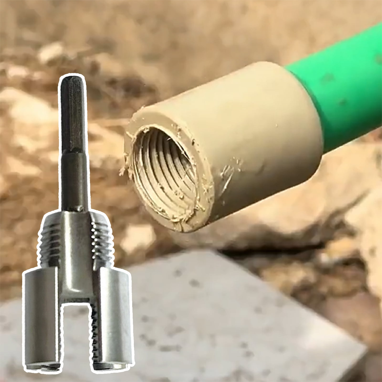 ASKMZ Wire Opener Pipe Threader Kit , Electric Drill Compatible for ...