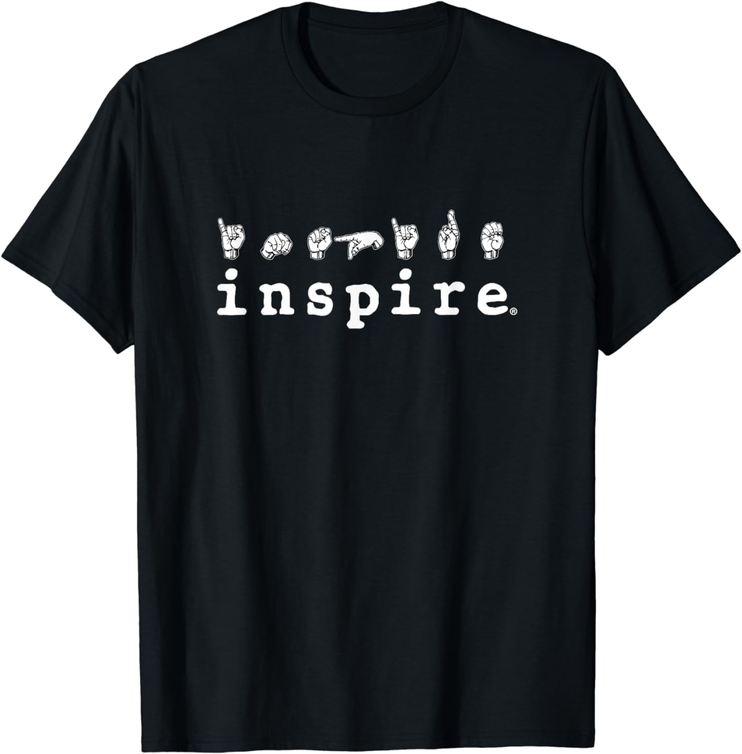 ASL American Sign Language Deaf Awareness T-Shirt - Walmart.com