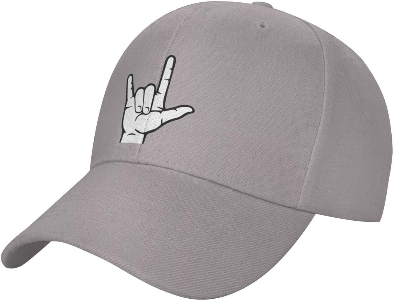ASL American Sign Language I Love You Hat Outdoor Baseball Cap Sandwich ...