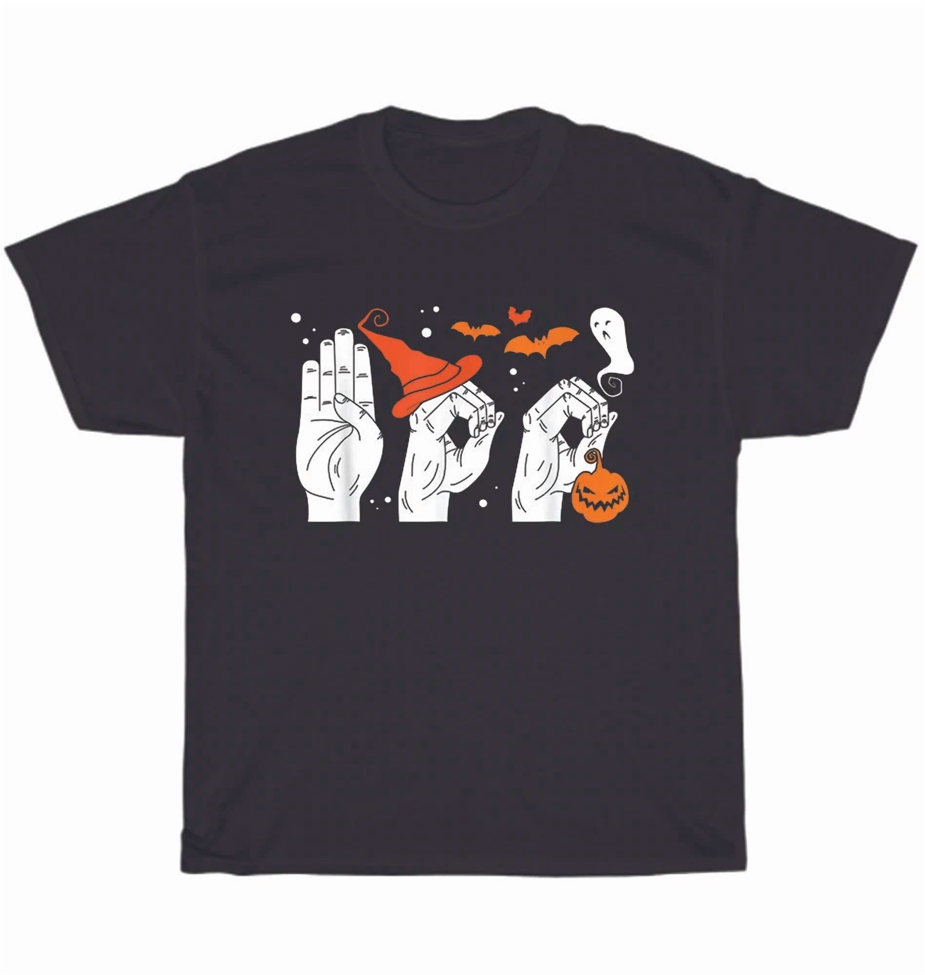 ASL Boo Ghost Pumpkin Funny Halloween for Men and Women for Sign ...