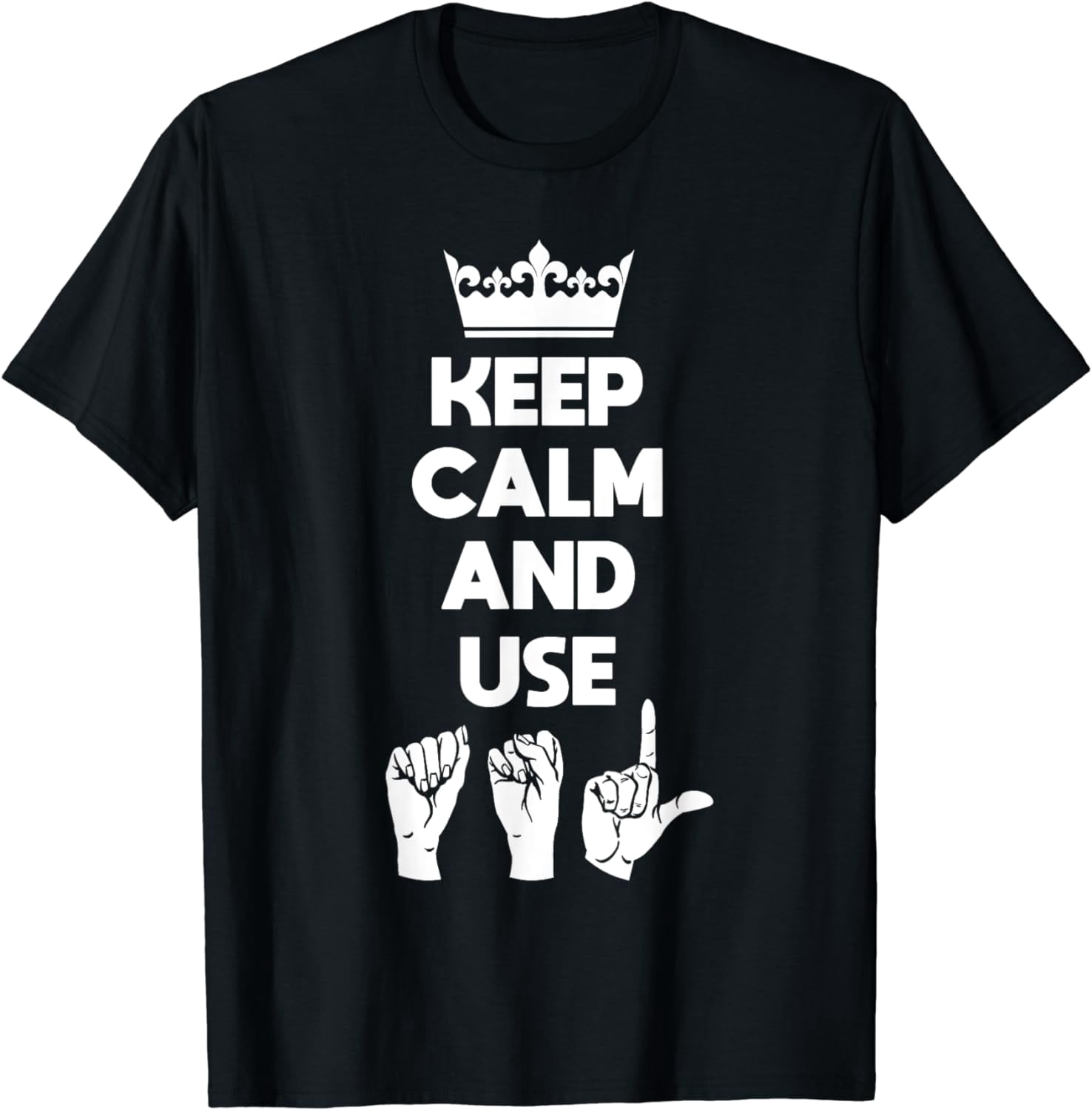 ASL Deaf Awareness & Sign Language T-Shirt - Walmart.com