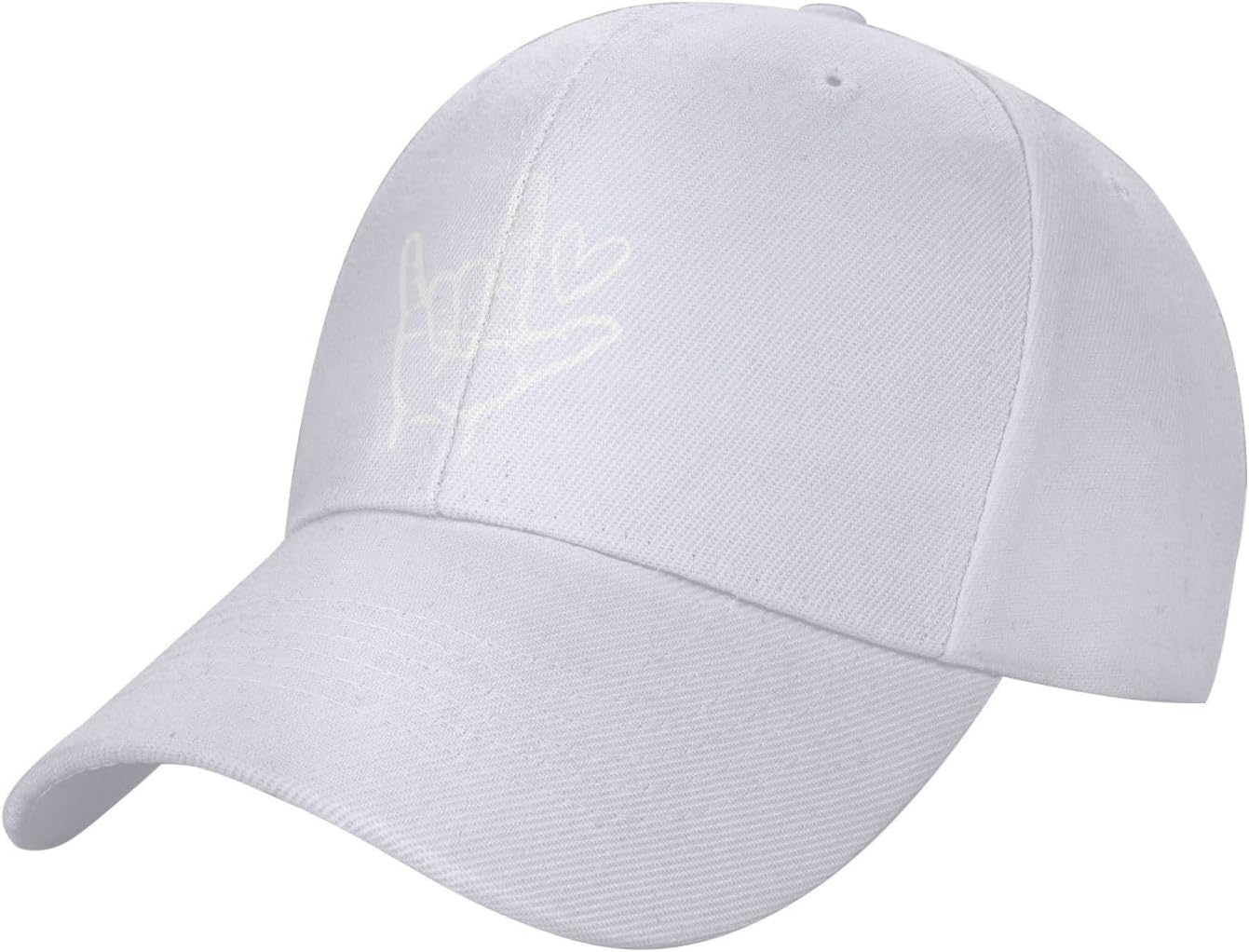 ASL I Love You Sign Language Hat Outdoor Baseball Cap Sandwich Cap ...