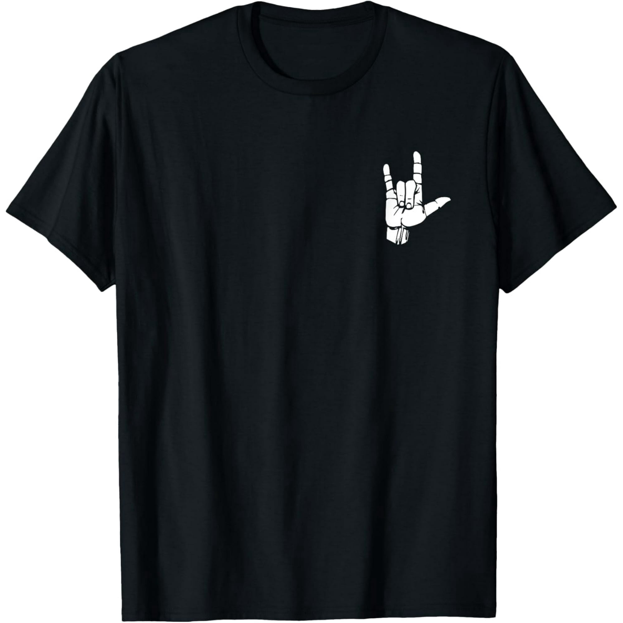 ASL I Love You T-Shirt Gift American sign Language Tee T-Shirt men and ...