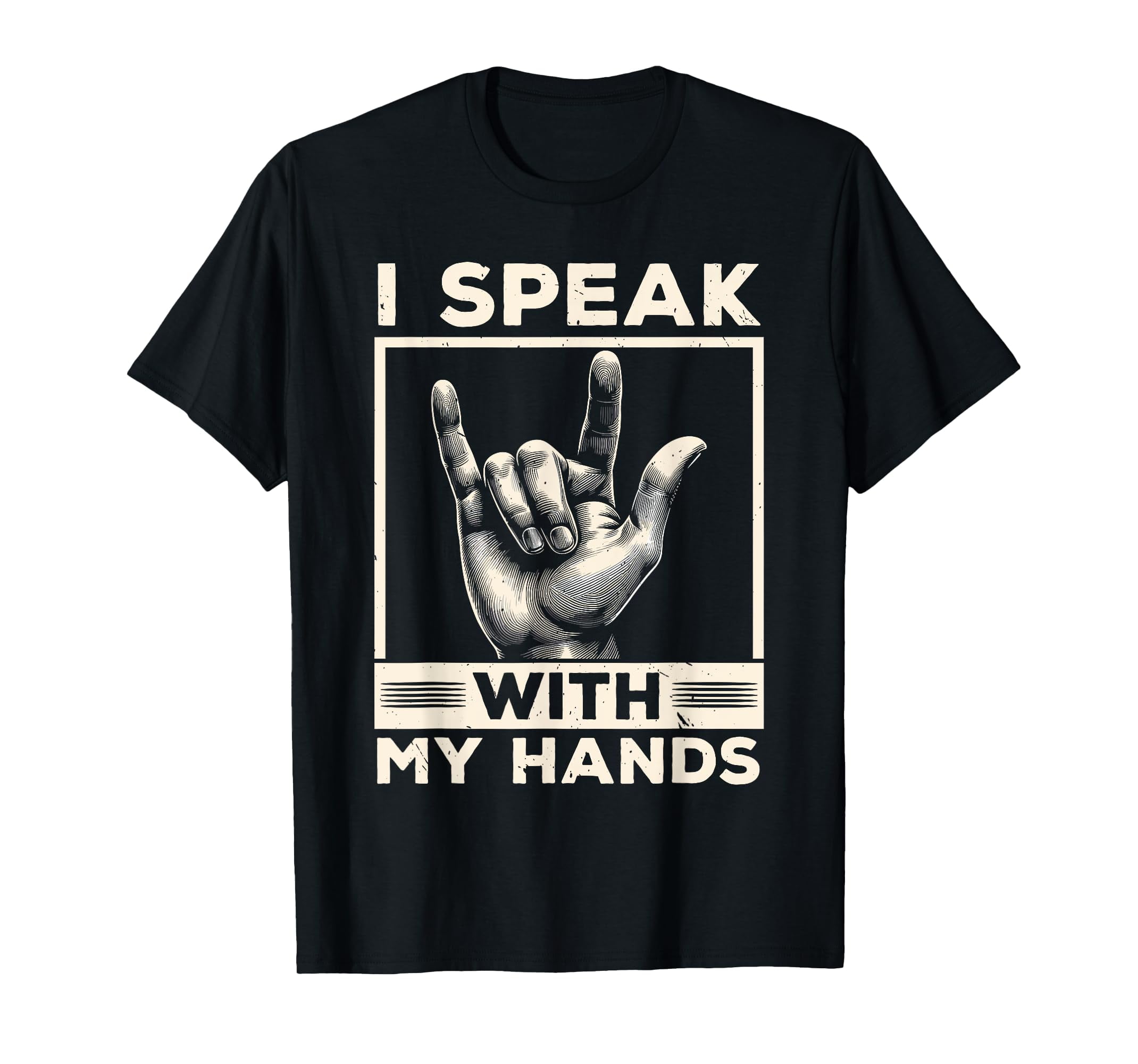 ASL Interpreter Deaf ASL Teacher American Sign Language T-Shirt ...