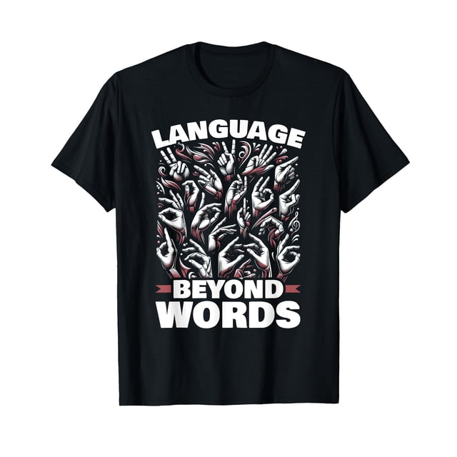 ASL Interpreter Deaf ASL Teacher American Sign Language T-Shirt ...