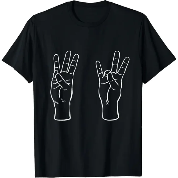 ASL Sign Language Funny 67 Meme Hand Unisex T-Shirt, up to Size 5XL ...
