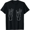 ASL Sign Language Funny Sixty Seven Meme Viral Hand Signs Unisex T ...