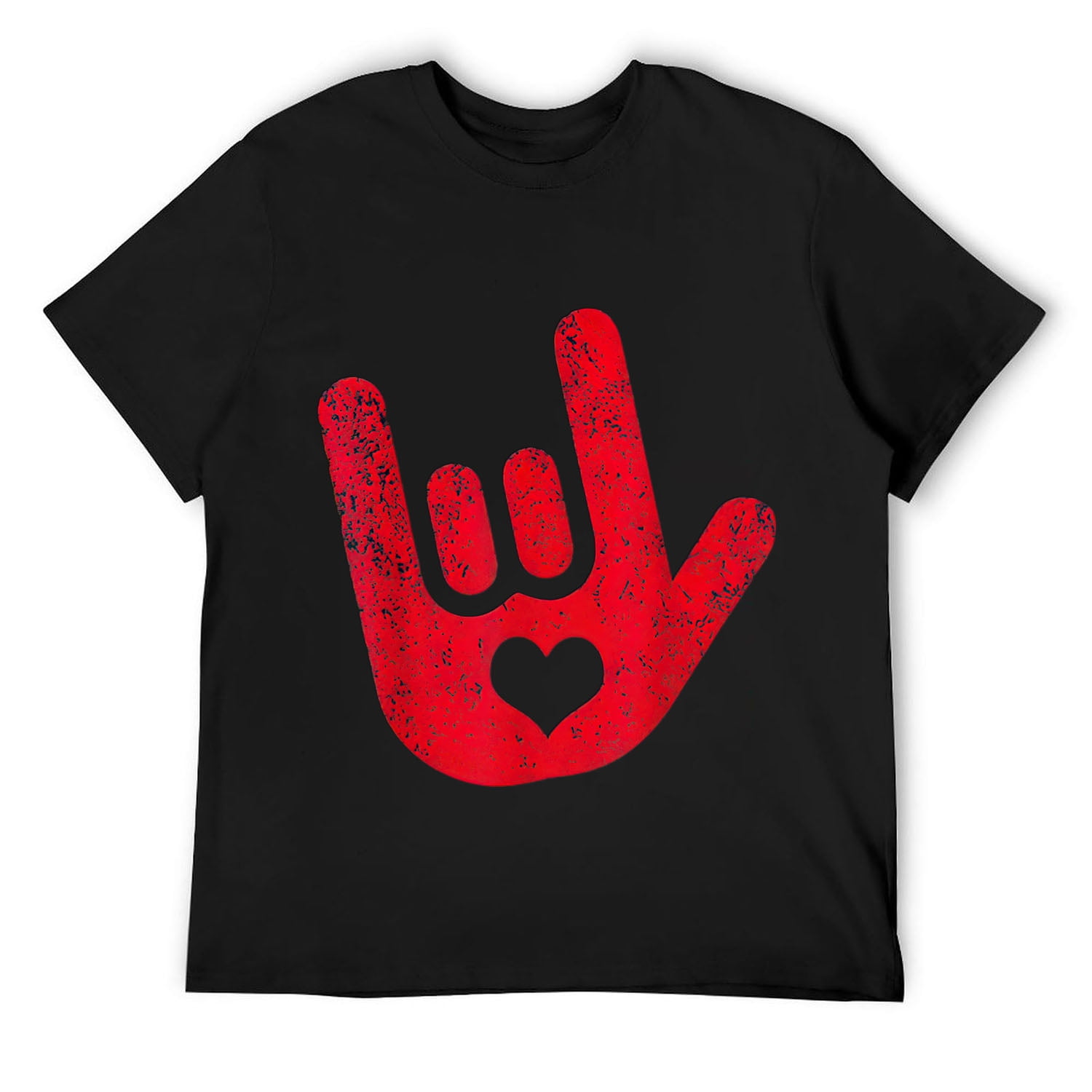 ASL Sign Language "I Love You" Sign T-Shirt - Walmart.com