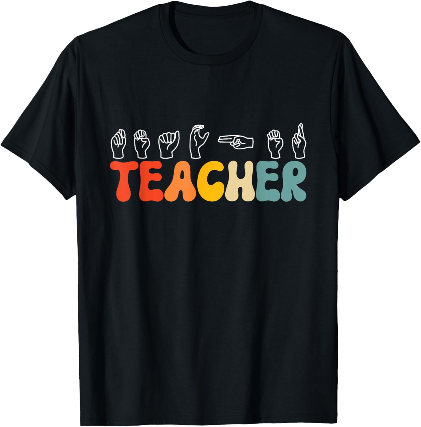 ASL Teacher American Sign Language Interpreter T-Shirt - Walmart.com