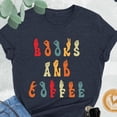 ASL Teacher Shirt Books And Coffee Shirt Sign Language ASL Teacher Gift ...
