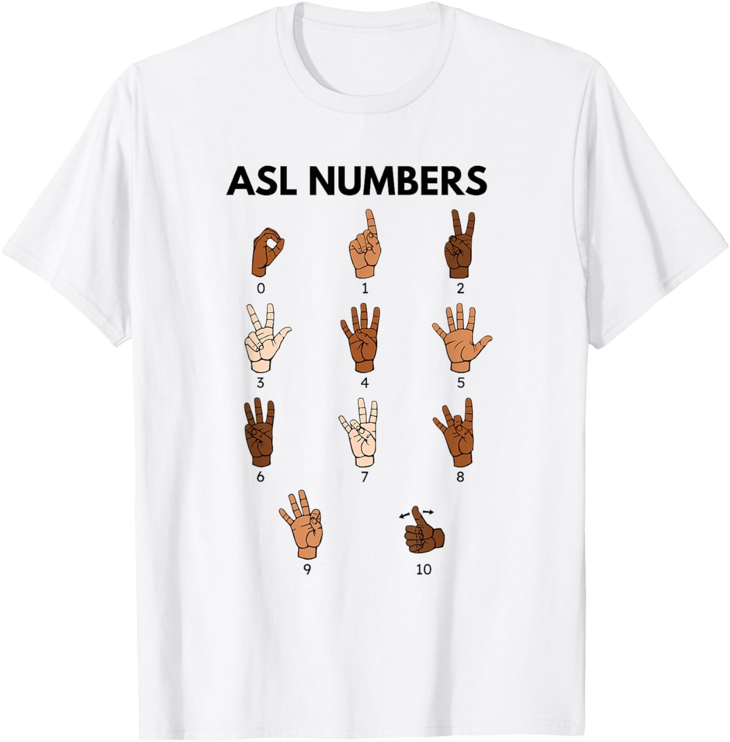 ASL Teacher, Sign Language Interpreter, Deaf Awareness T-Shirt ...