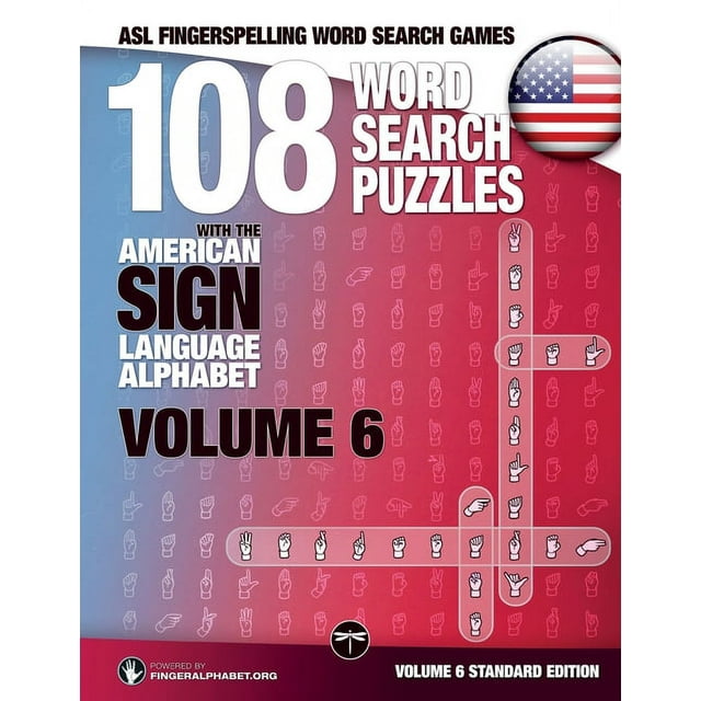ASL Word Search: 108 Word Search Puzzles with the American Sign ...