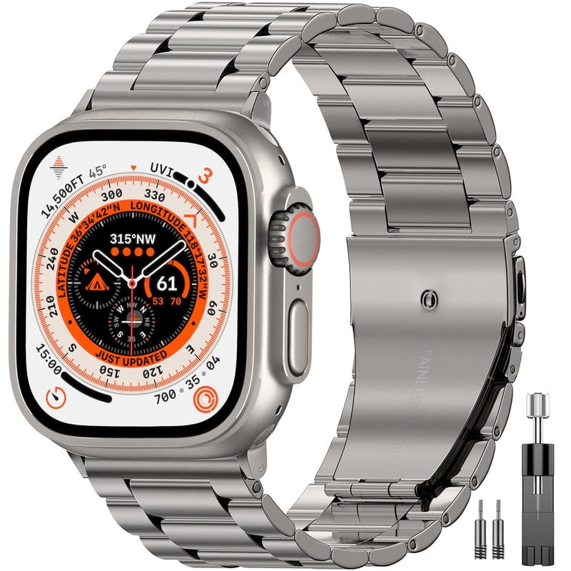 ASLL Stainless Steel Watch Band Compatible with Apple Watch 38mm 40mm ...