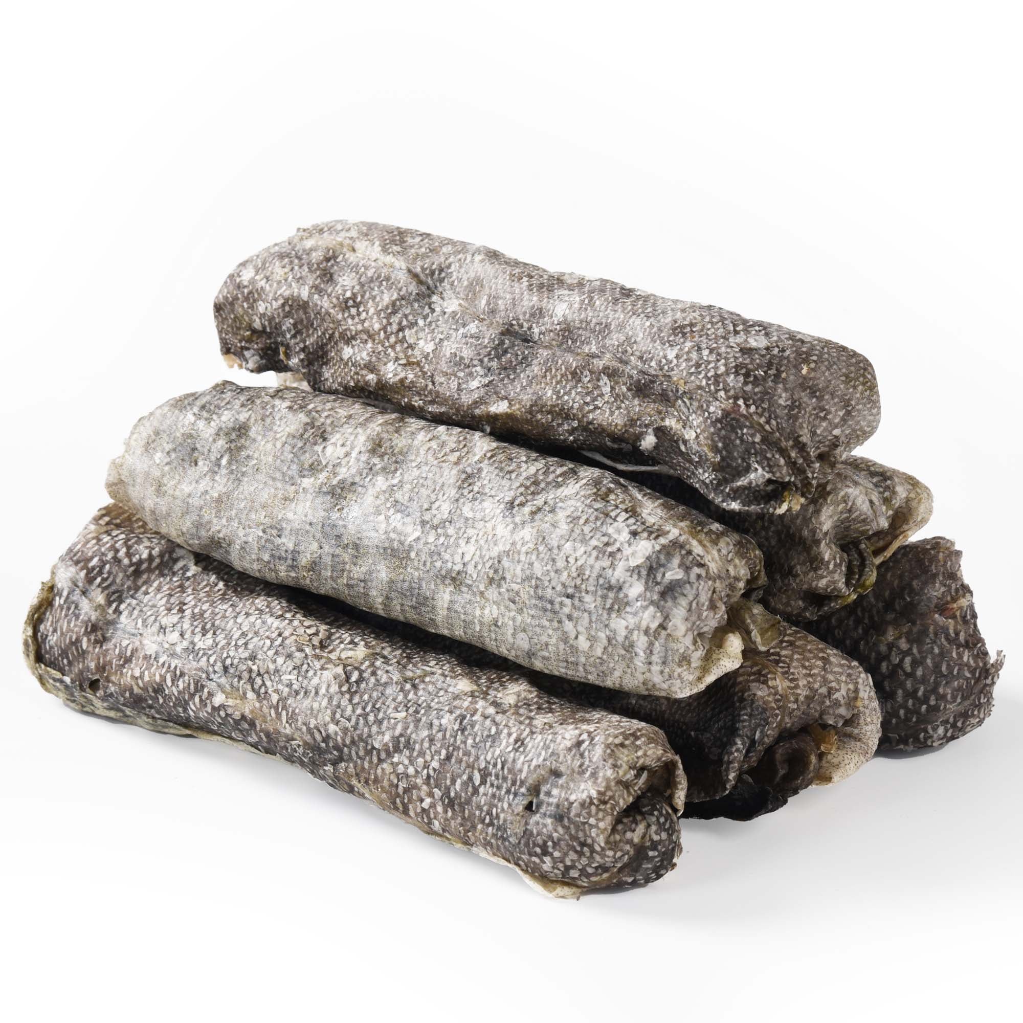 ASMPET Rawhide Free Fish Skin Dog Treats, All Natural Chew Cod Skin ...