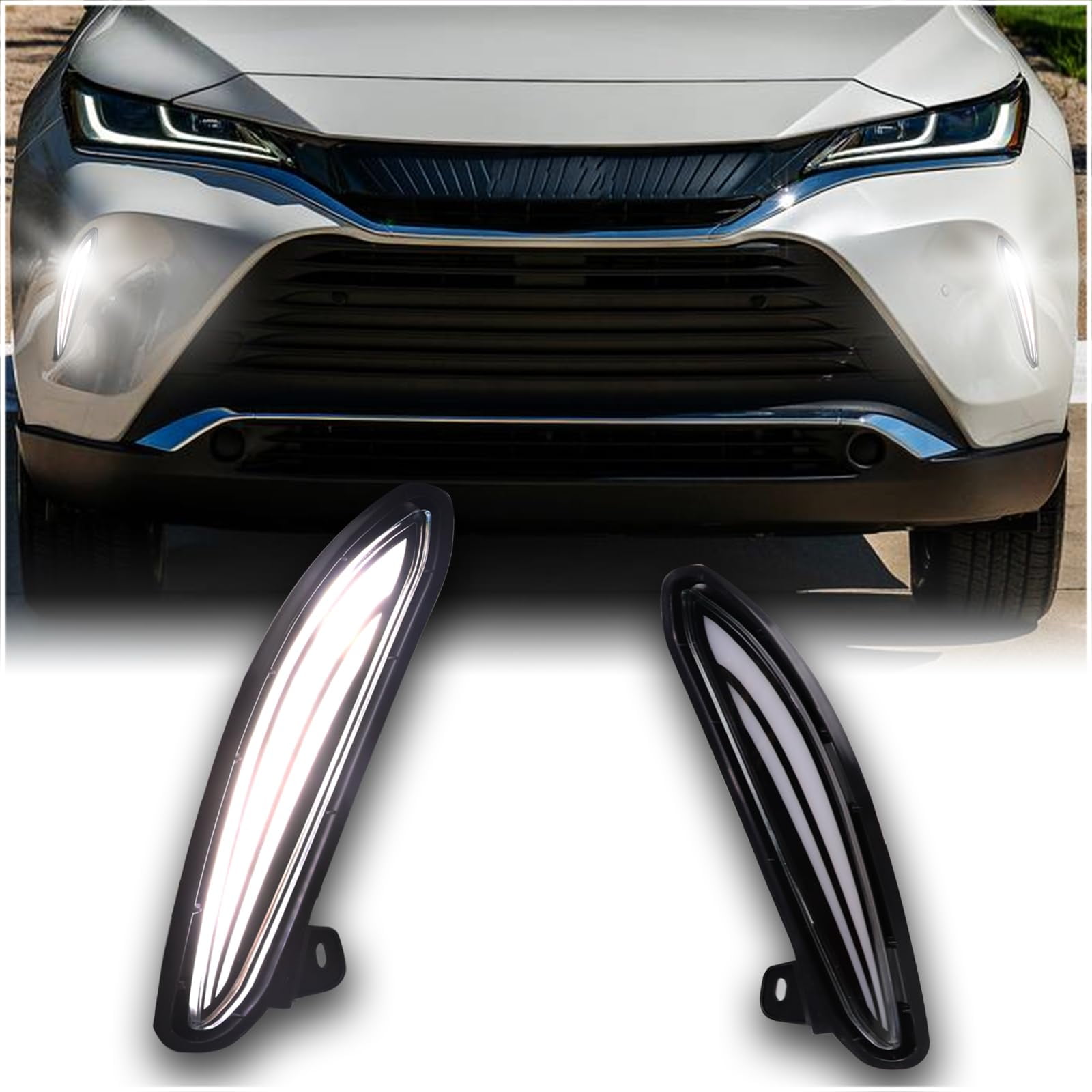 ASNOO 5PCS 17 LED RRF12 Truck Cab Marker Top Roof Running Lights w ...