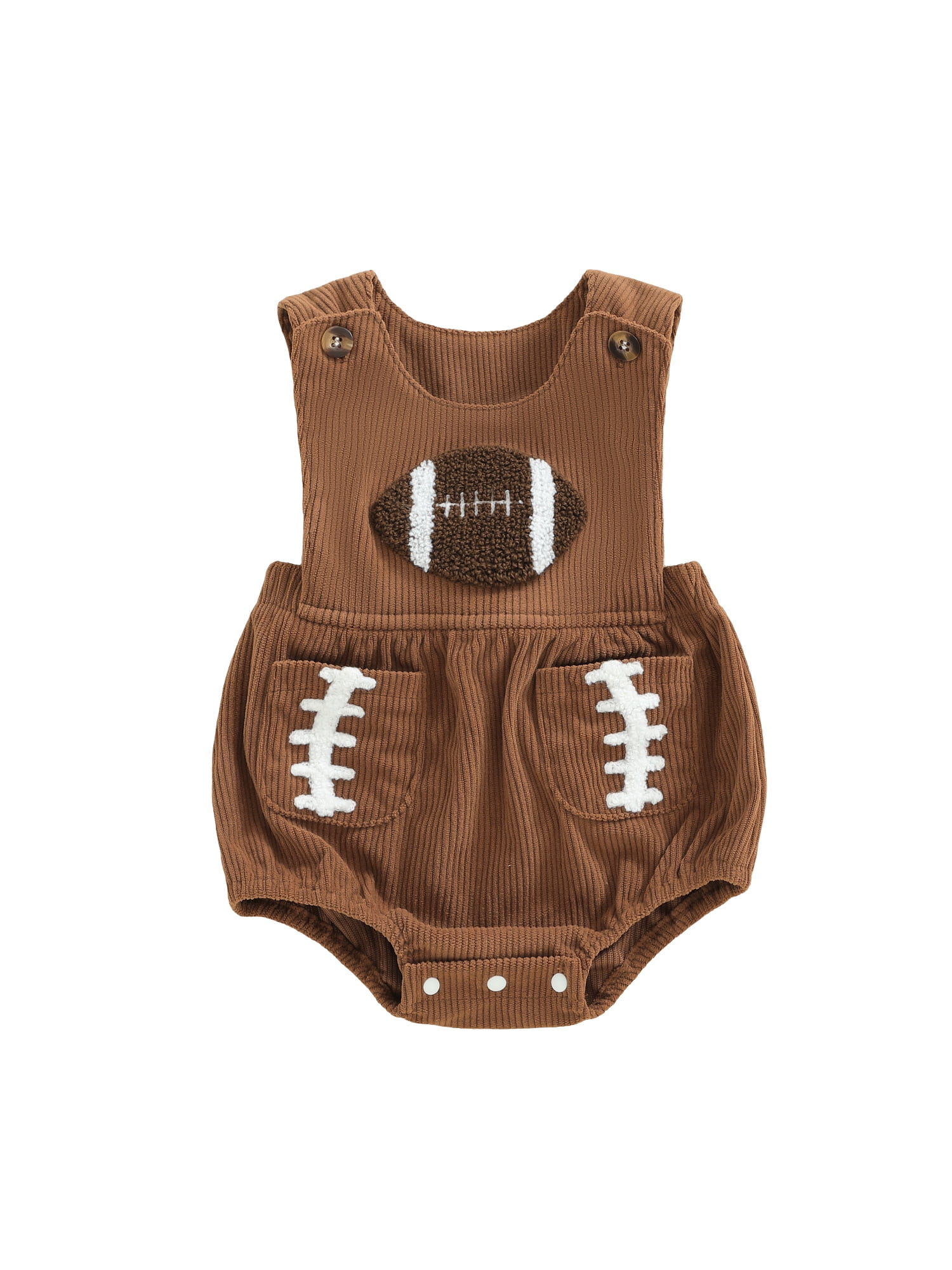 ASNOUIFU Infant Baby Girl Boy Overalls Fall Corduroy Sleeveless Rugby ...