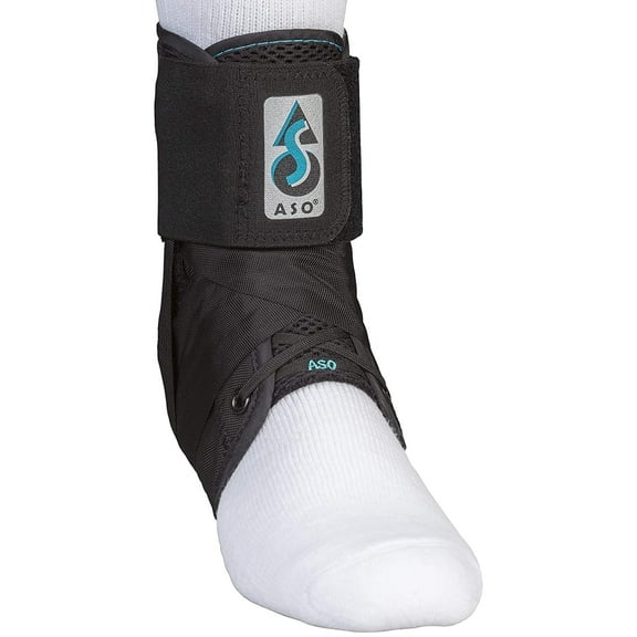 Med Spec ASO Ankle Stabilizer Orthosis, Black, Large - Walmart.com