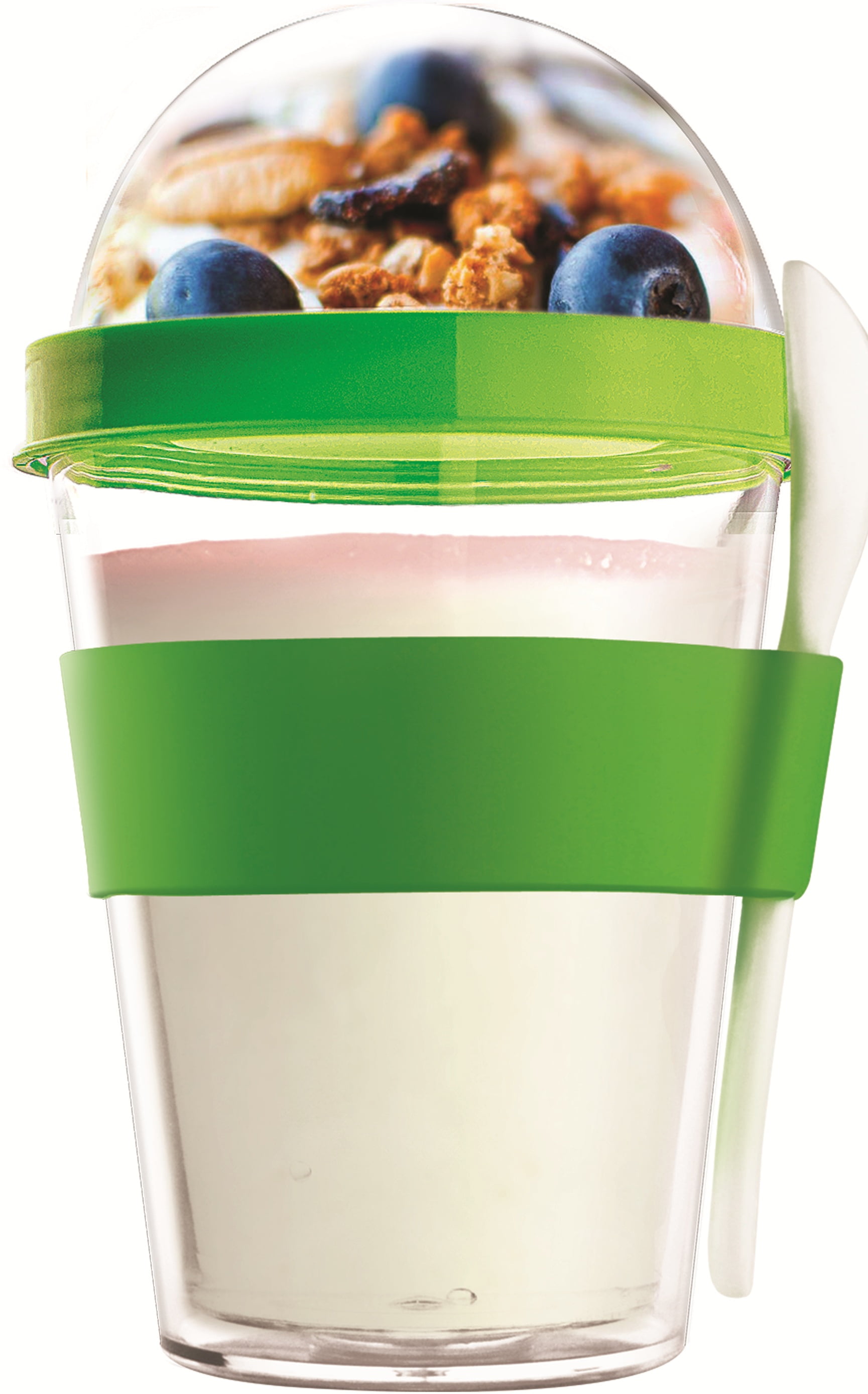 ASOBU YO2GO Improved Yogurt Container, Lime - 12 oz - Walmart.com