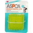 ASPCA Small 2.25" Green Squeaky Dental Cube - Walmart.com