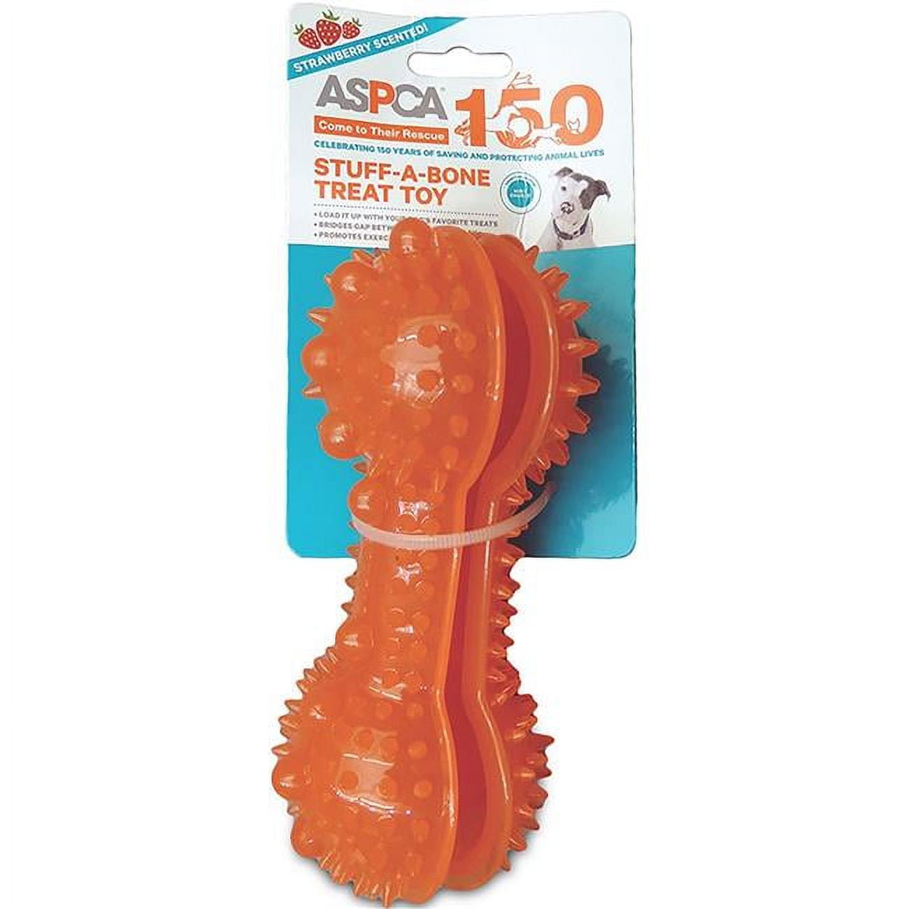 ASPCA Stuff-a-Bone Treat Strawberry Scented Dog Bone Toy - Walmart.com