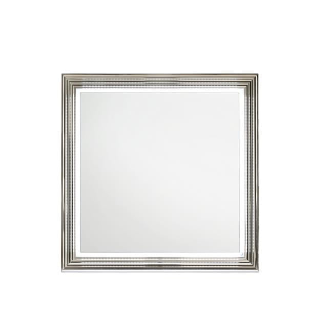 ASPEN-WHITE-MR W- LED Aspen Mirror with LED Lighting, White - Walmart.com