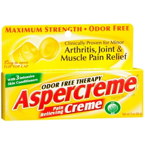 ASPERCREME Pain Relieving Creme 3 oz (Pack of 2) - Walmart.com