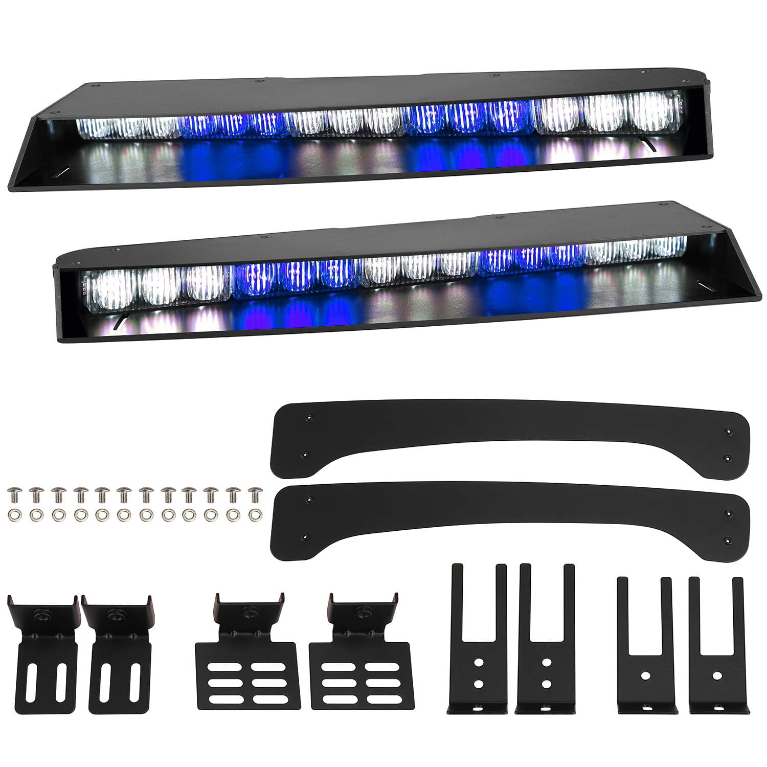 ASPL Visor lights bar KEF16 2-15 LED 29 Flash Patterns Interior Upper ...