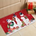 ASPMIZ Christmas Door Mats Outdoor, Winter Snowman Area Rug Doormat Non ...