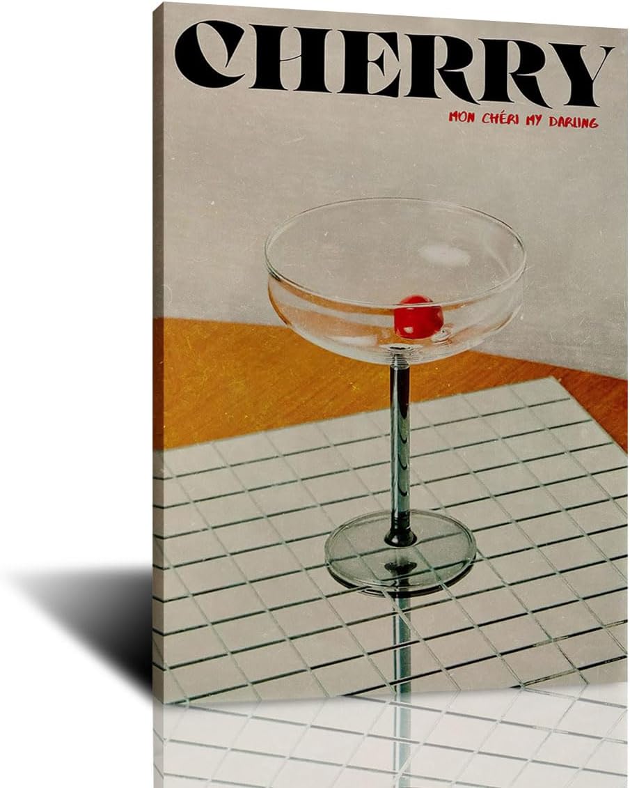 ASPORIC Affirmation Poster, 70s Poster, Red Wall Art, Trendy Wall Art ...