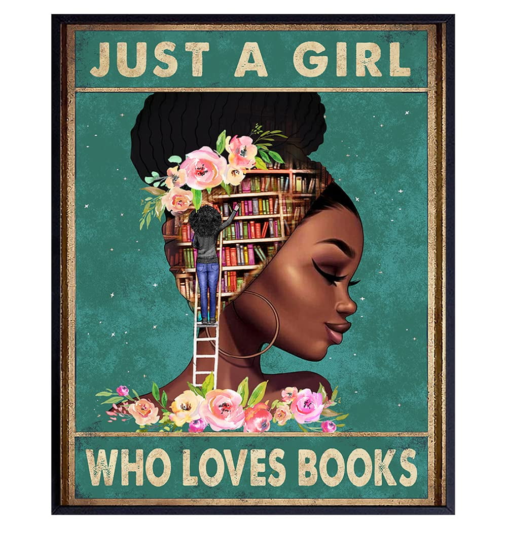 ASPORIC African-American-Wall-Art-&-Decor---African-American-Girl,-African-American-Women,-Black ...