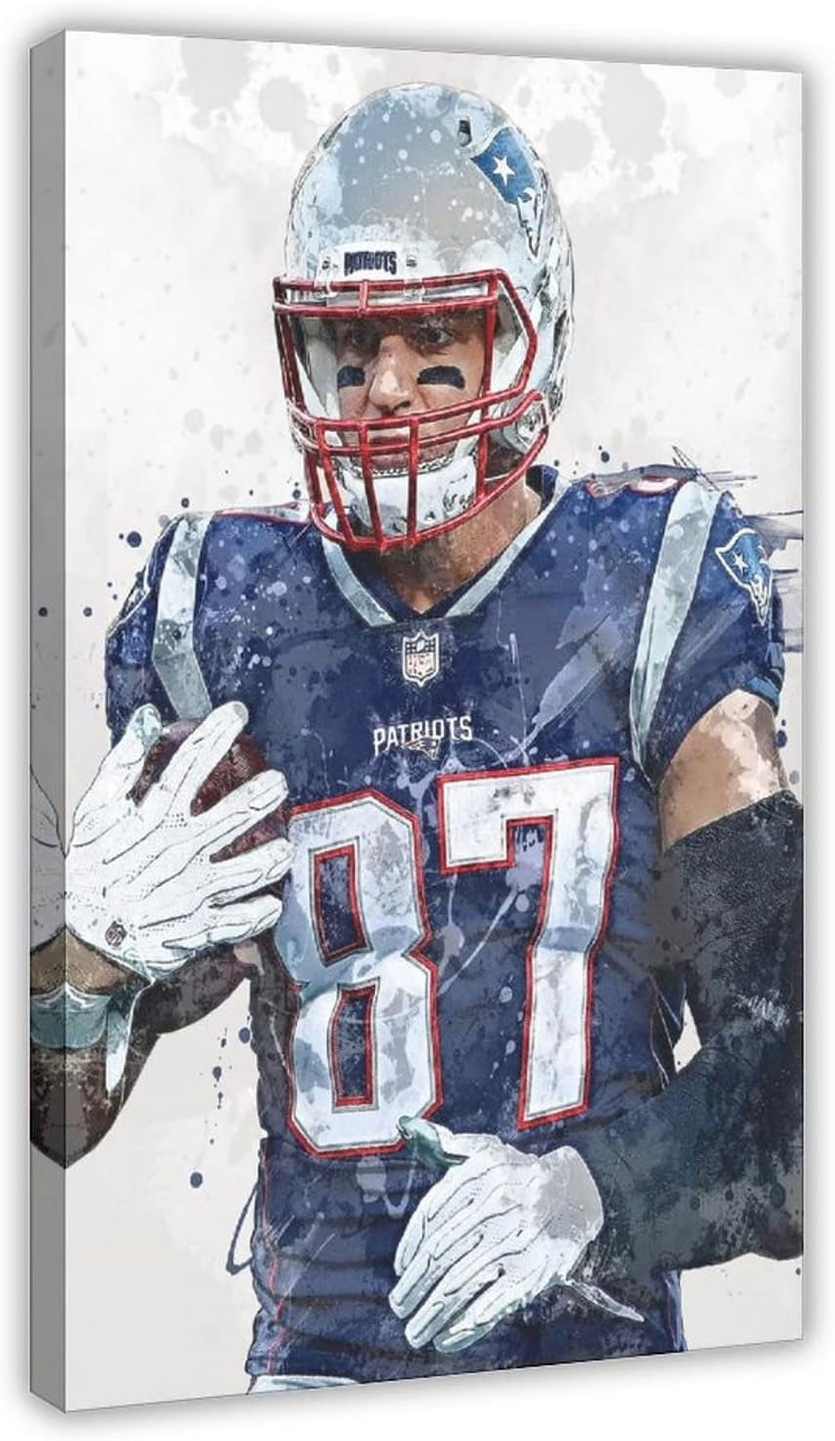 ASPORIC American Football Rob Gronkowski 12 Canvas Poster Bedroom Decor ...