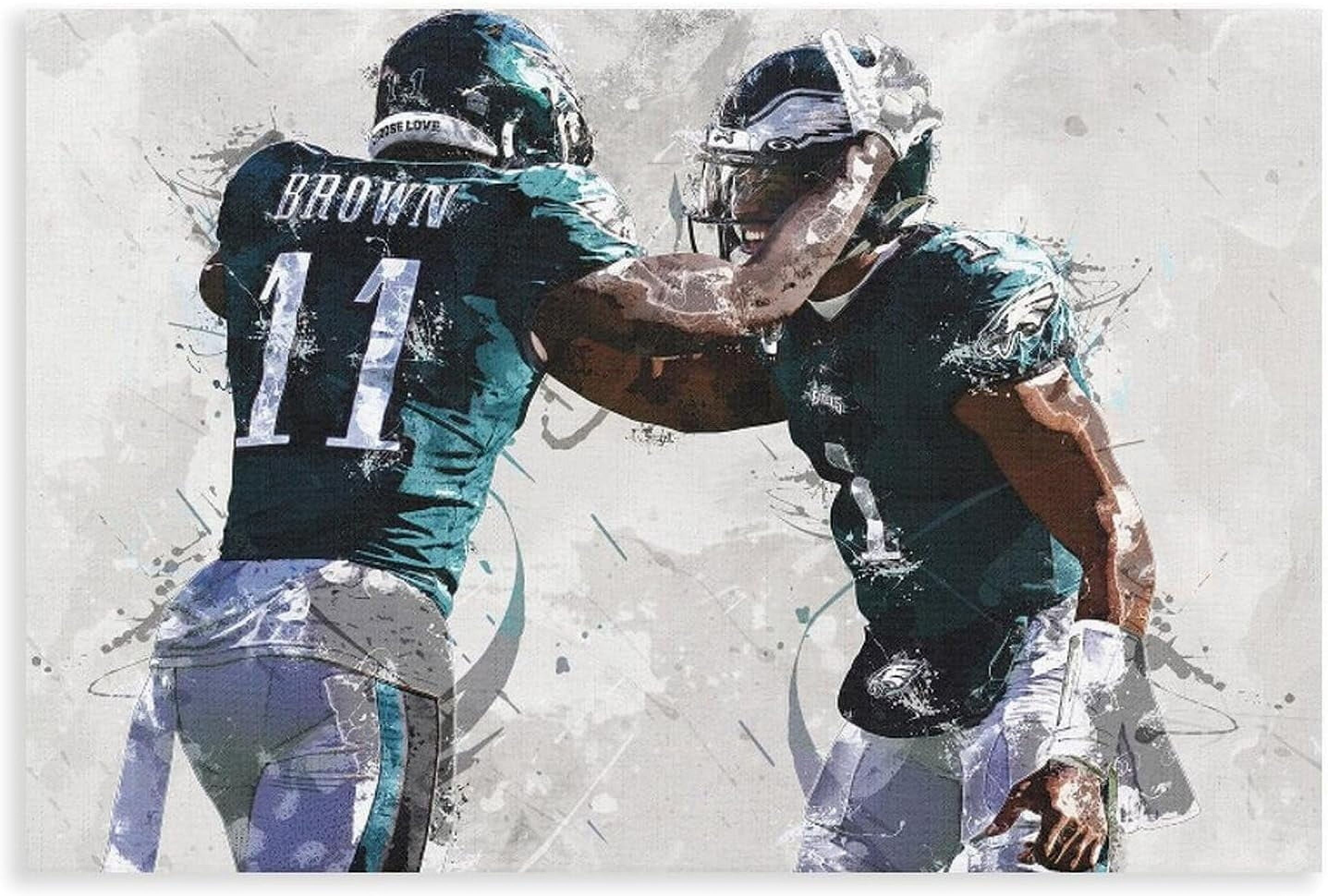 ASPORIC American Football Wall Art -- Jared Goff - Amon-Ra St. Brown - Picture Poster for Boys ...