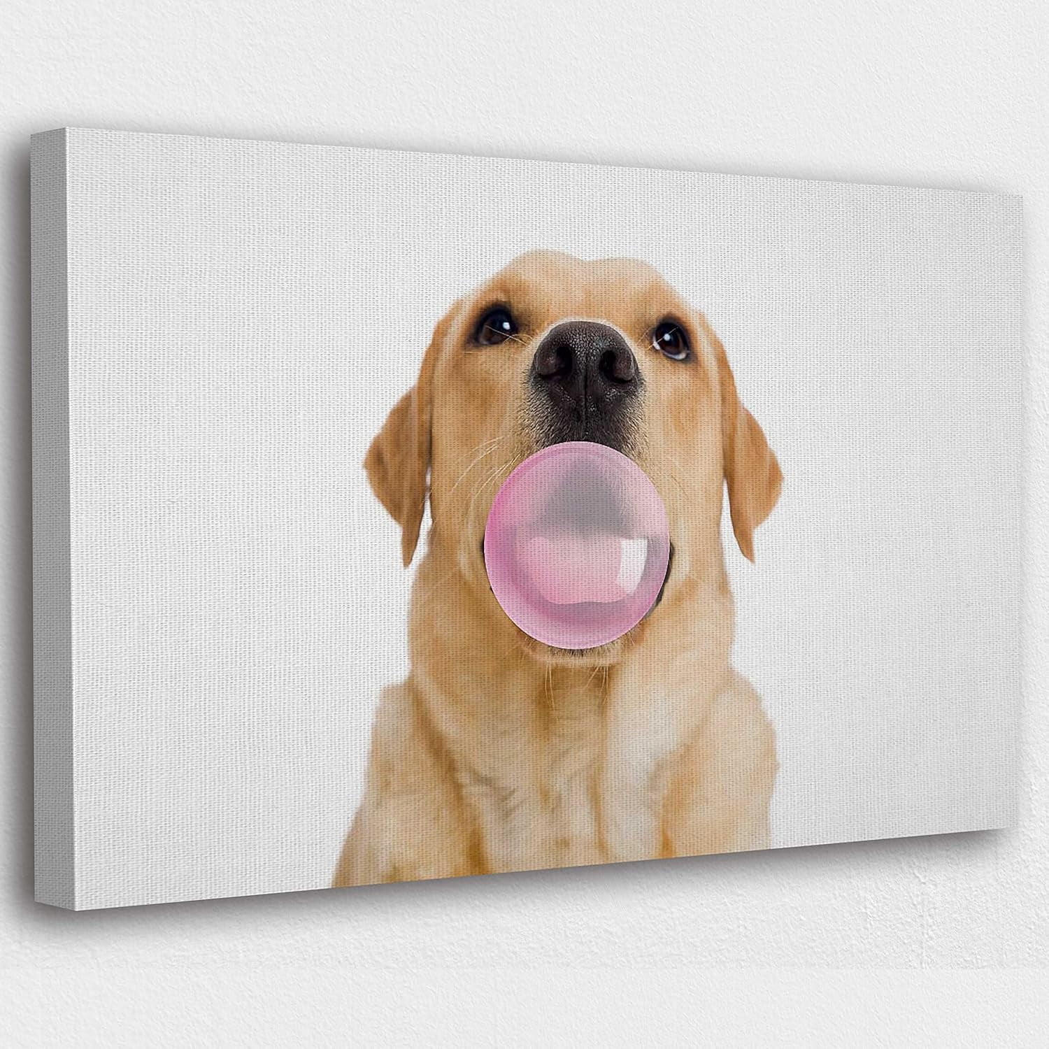 ASPORIC Animals Blowing Bubble Gum Wall Art for Farmhouse Bathroom ...