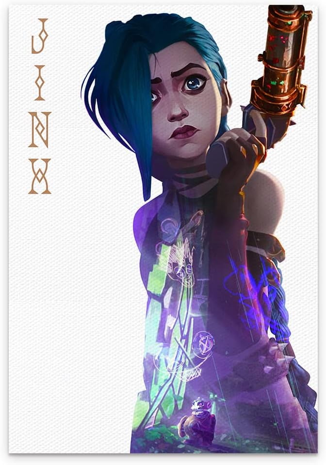 ASPORIC Arcane Jinx animated movie poster Canvas Prints Wall Art poster ...