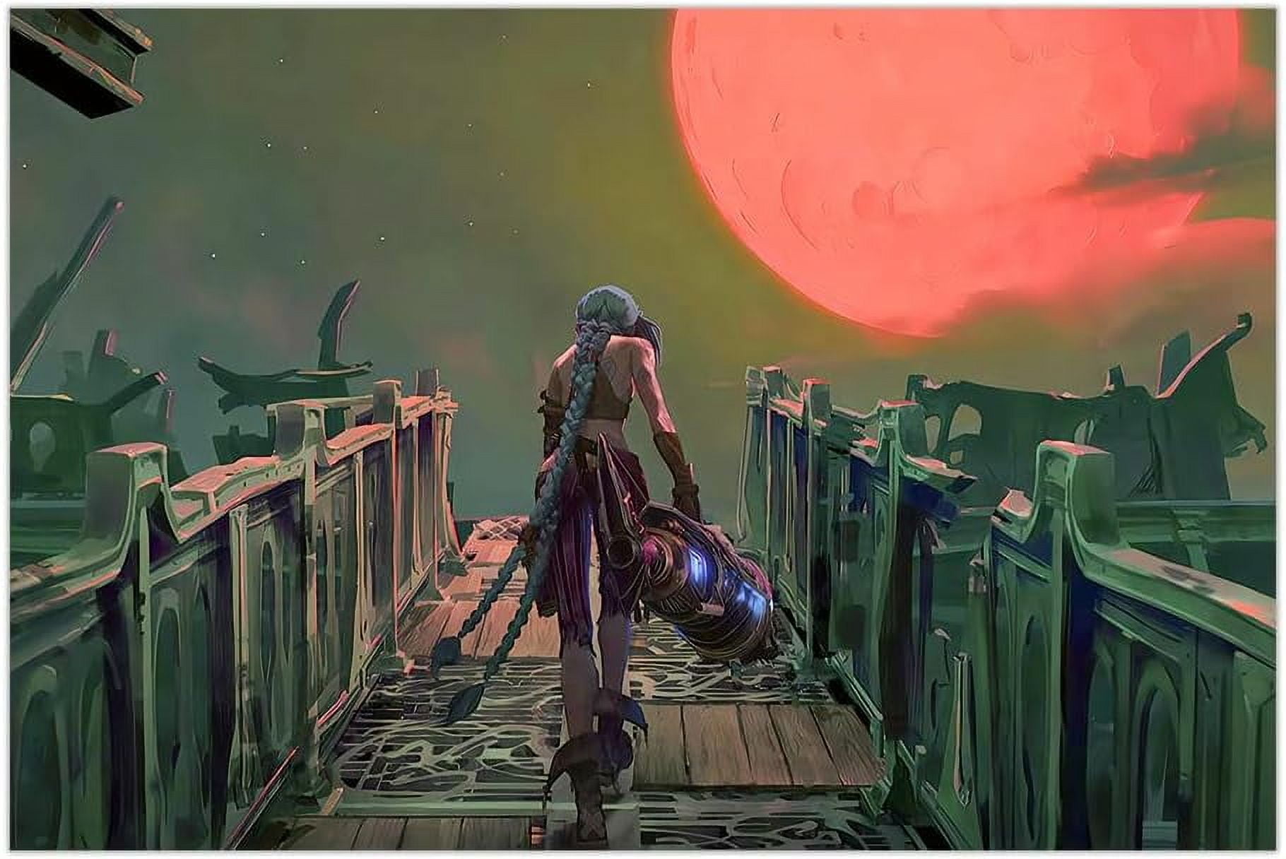 ASPORIC Arcane Jinx animated movie poster Canvas Prints Wall Art poster ...