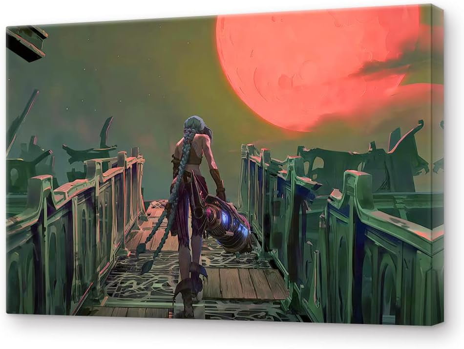 ASPORIC Arcane Jinx animated movie poster Canvas Prints Wall Art poster ...