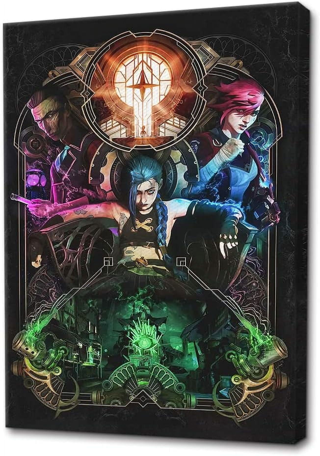 ASPORIC Arcane Jinx animated movie poster Canvas Prints Wall Art poster ...