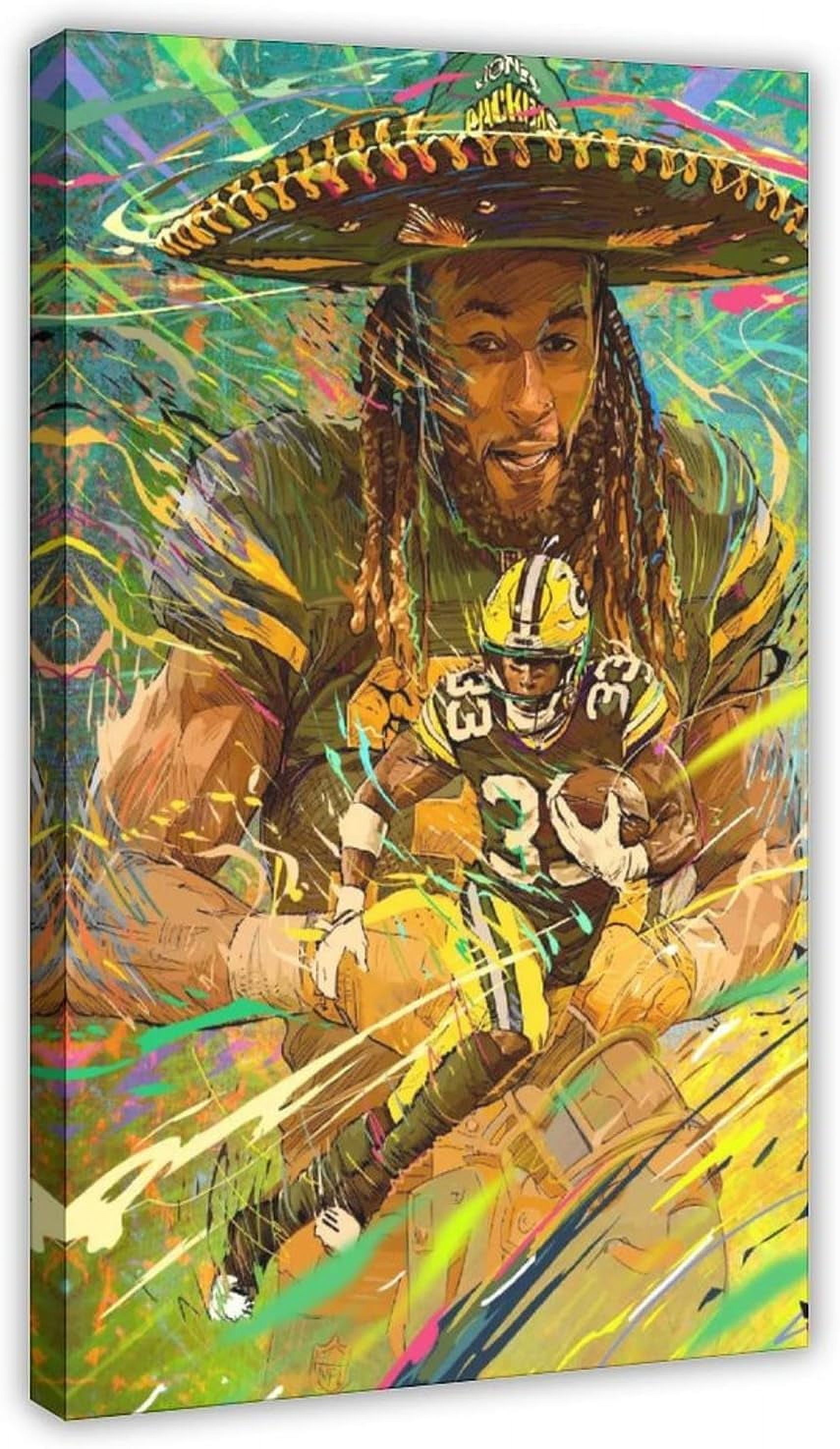 ASPORIC Aron Jones Canvas Poster Wall Art Decor Print Picture Paintings ...