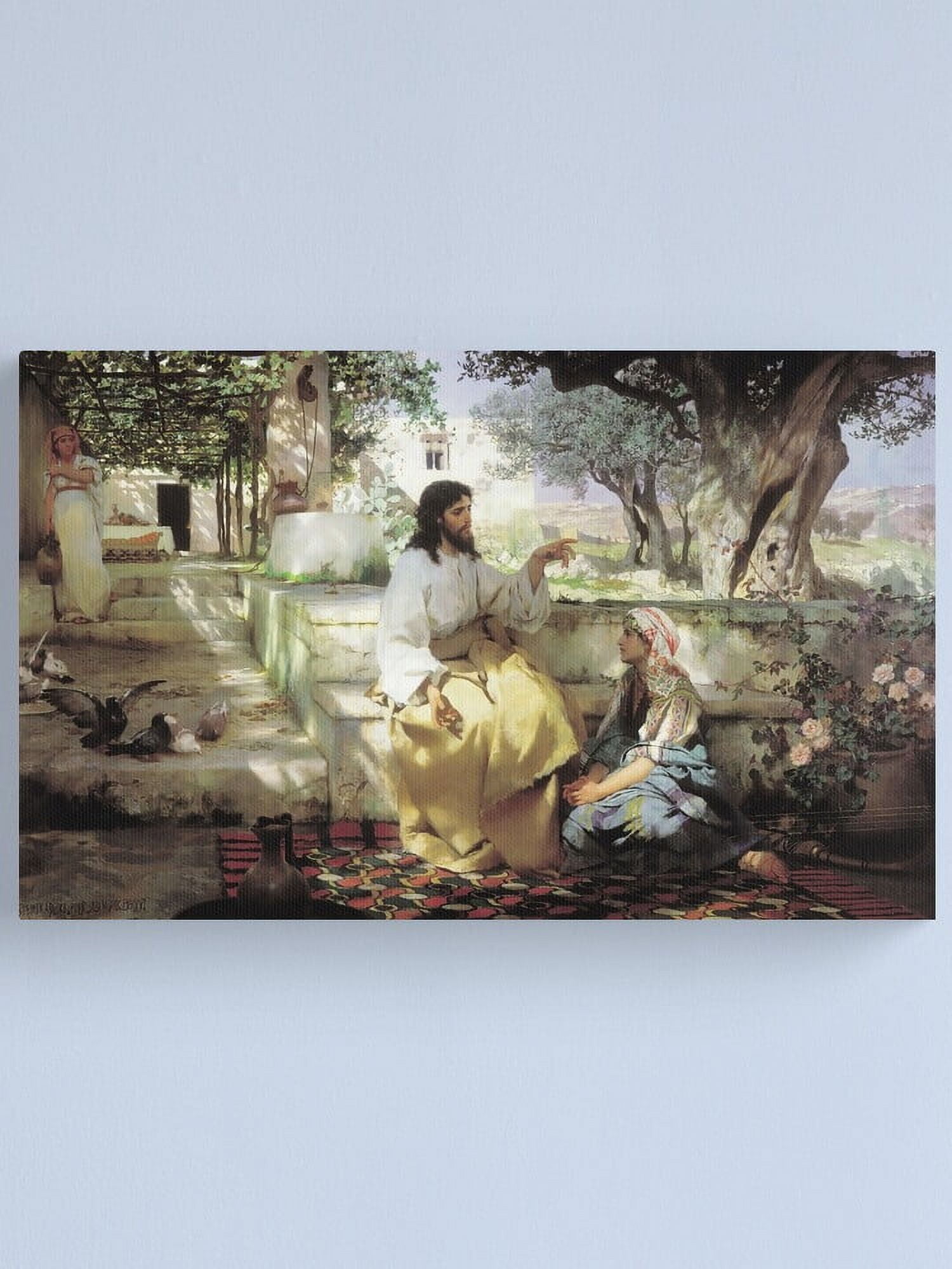 Aaroca Christ in the House of Martha and Mary - Henryk Siemiradzki ...