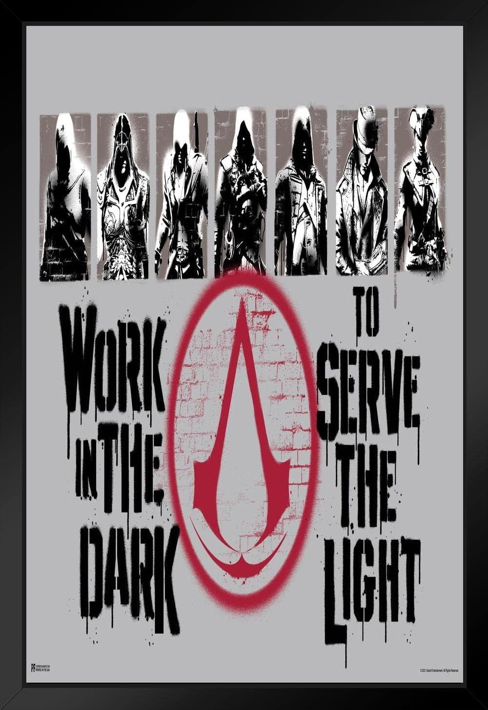 ASPORIC Assassins Creed Graffiti Work In the Dark to Serve the Light ...