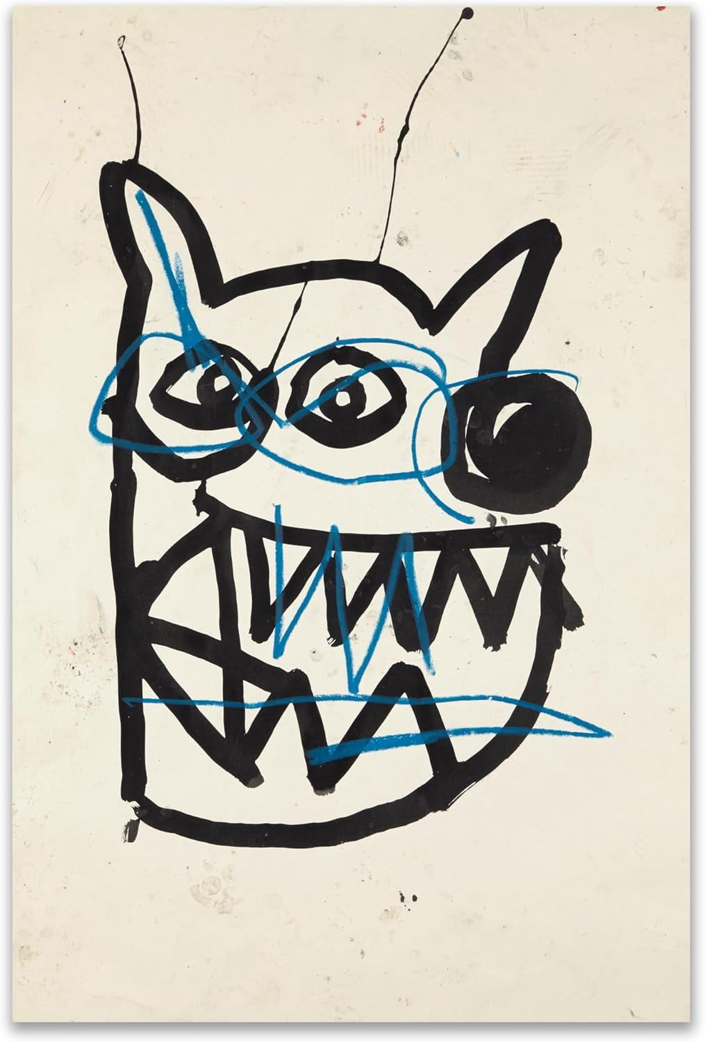 ASPORIC Basquiat Wall Art, Basquiat Poster Jean Michel Basquiat ...