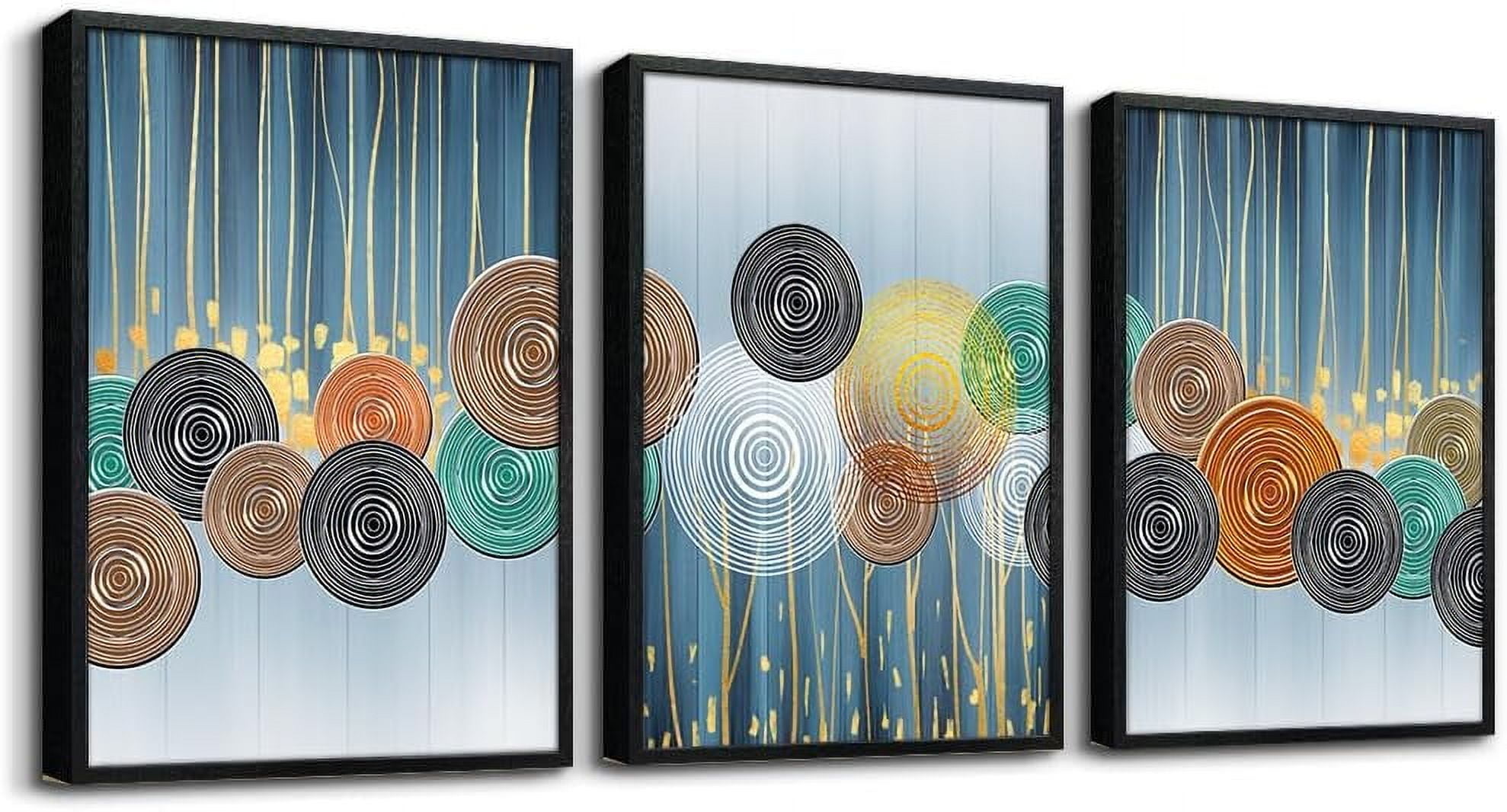 ASPORIC Black Framed Wall Art Boho Wall Decor For Bedroom Fashion Wall ...