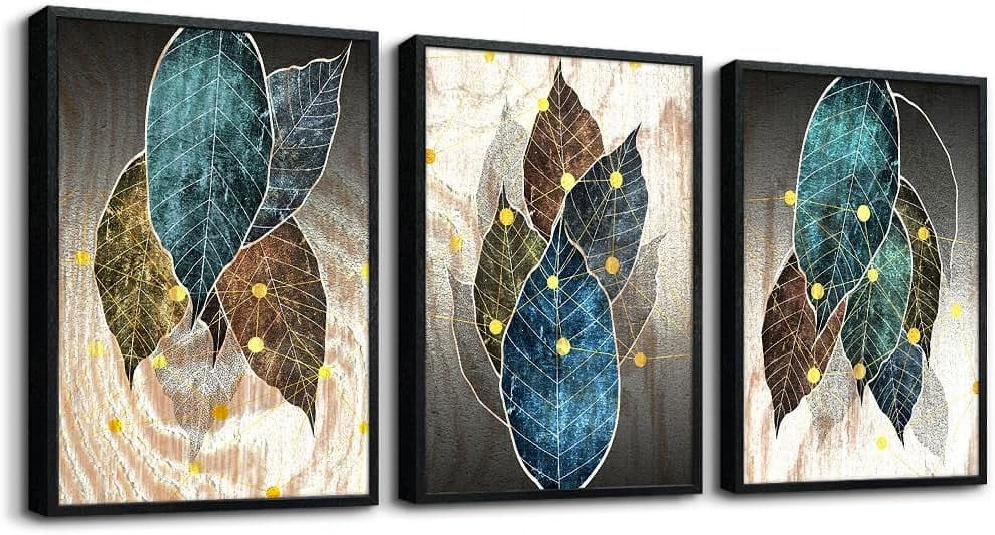ASPORIC Black Framed Wall Art Family Wall Decor For Bedroom Abstract ...