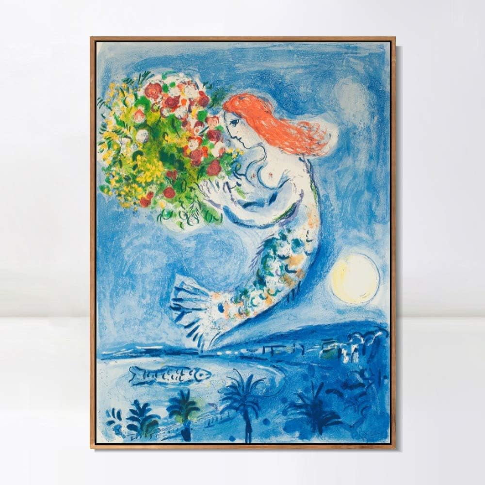 ASPORIC Canvas Giclee Print Surrealism Art Series Nice Soleil Fleurs ...